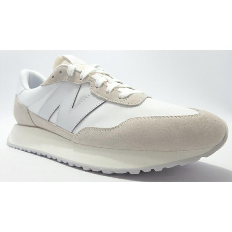 New Balance 残り28.0 29.0cm ニューバランス 237 ベージュ (ホワイト) 白 厚底 ビッグN メンズ スニーカー 国内正規品 NEW BALANCE MS237 ...