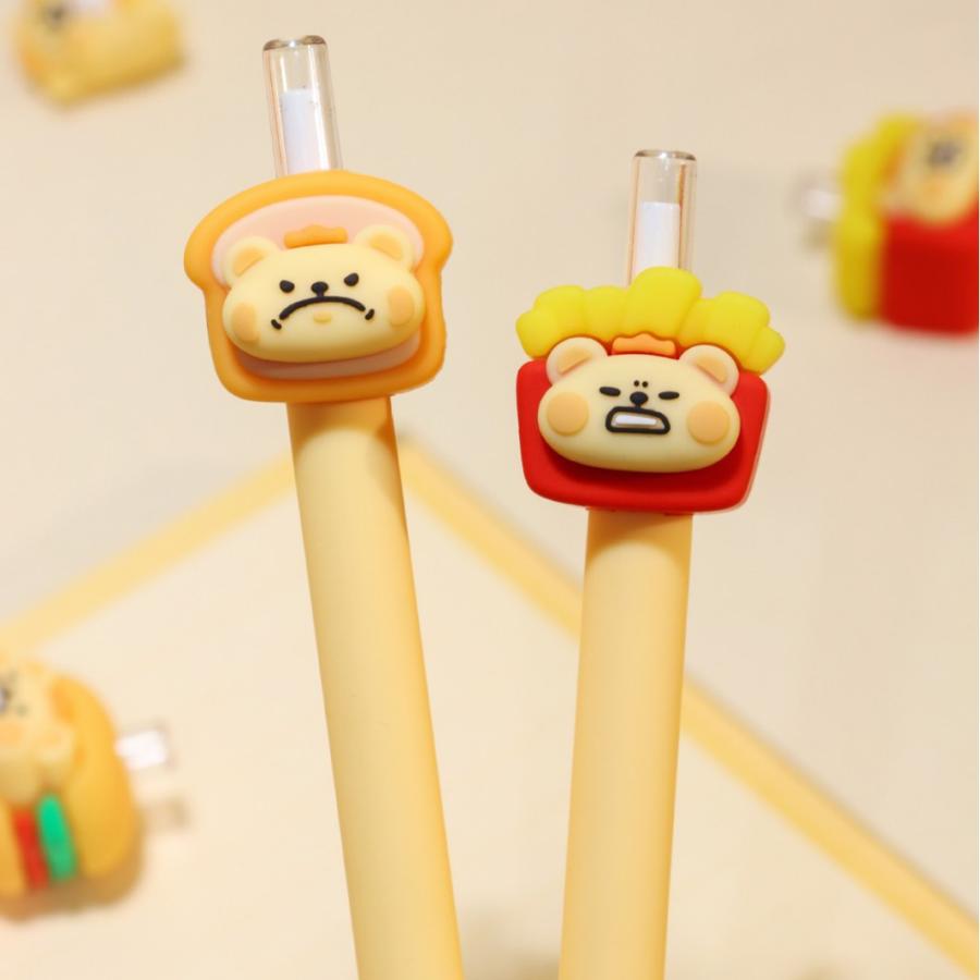 韓国っぽ エターナルペンシル BEARIS BUG くま 3本 セット ハイハイ 削らない鉛筆 特殊芯 鉛筆削り不要 HB 文具 鉛筆 ...