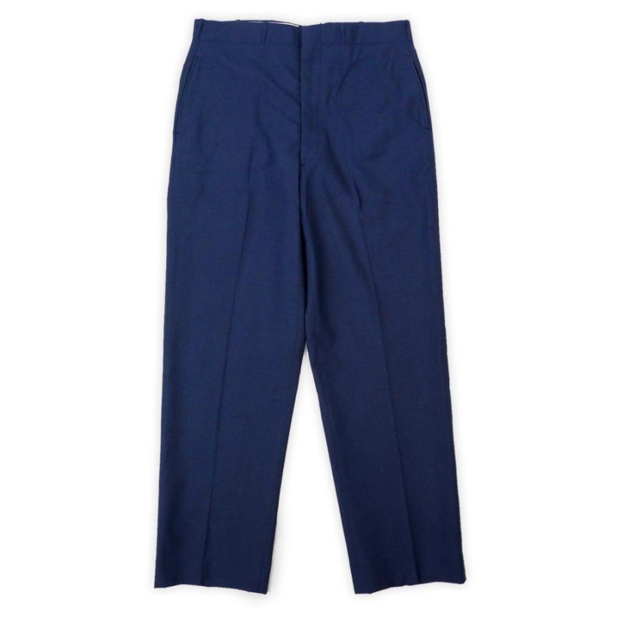 米軍実物 USAF 未使用 デッドストック 70年代 13OZ ウールパンツ ミリタリー ビンテージ 古着 (-8606) BLUE ...
