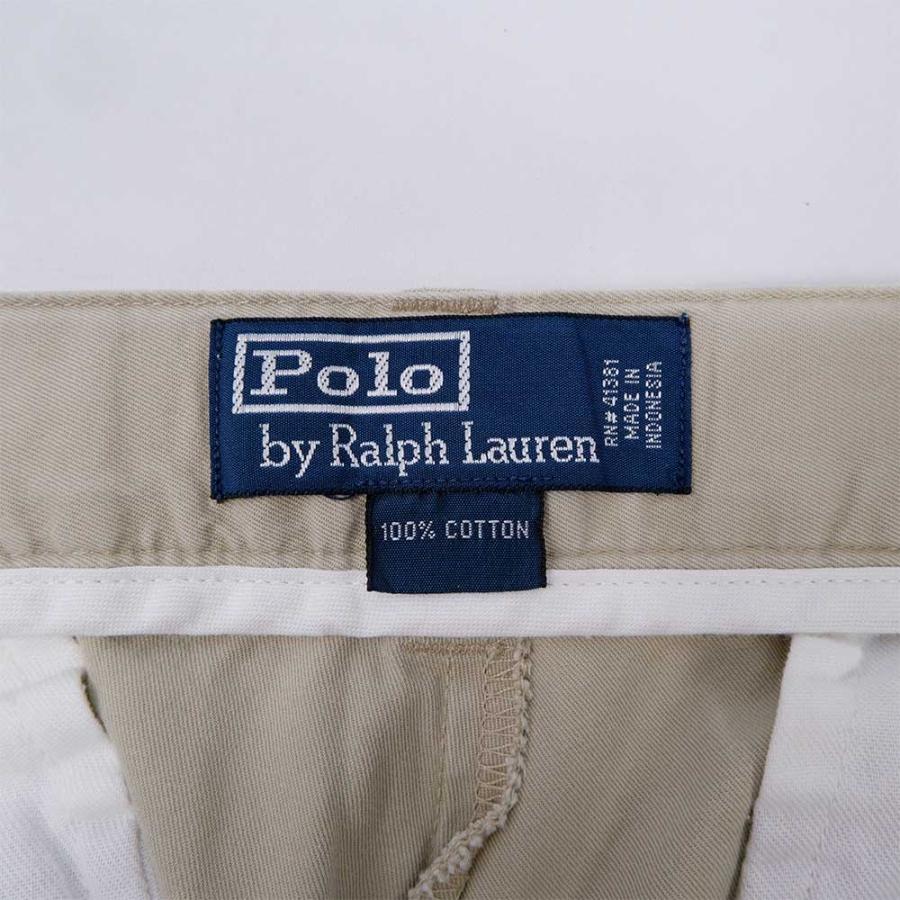 ポロラルフローレン Polo Ralph Lauren 90's 90年代 ポプリンショーツ ショートパンツ ヴィンテージ 古着 (-6760) ベージュ W32 : Hi-smile ...