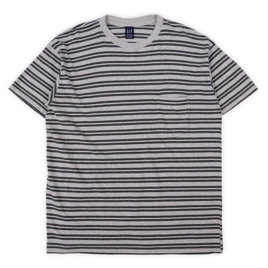 オールドギャップ OLD GAP 90's マルチボーダー柄 ポケットTシャツ ポケT 旧タグ ヴィンテージ (-9155) グレー×ブラック L : Hi-smile - 通販 ...