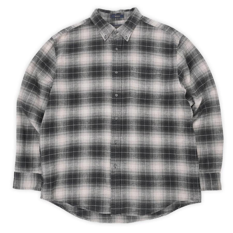 ペンドルトン PENDLETON 00s フランネル ボタンダウンシャツ MASON BD USA 古着 (-4692) ブラック系 オンブレチェック柄 XL : Hi-smile - 通販 ...