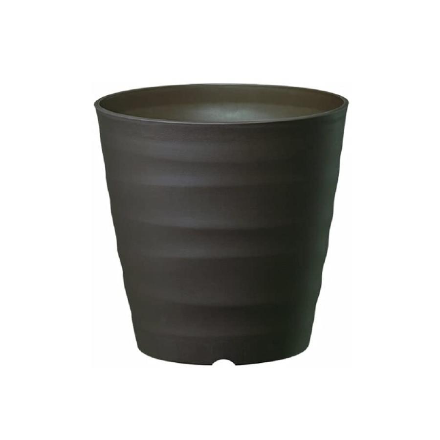 大和プラスチック 鉢 プランター フレグラーポット 21型 径210×高さ210mm 土容量5L ダークブラウン : イビスコ - 通販 ...