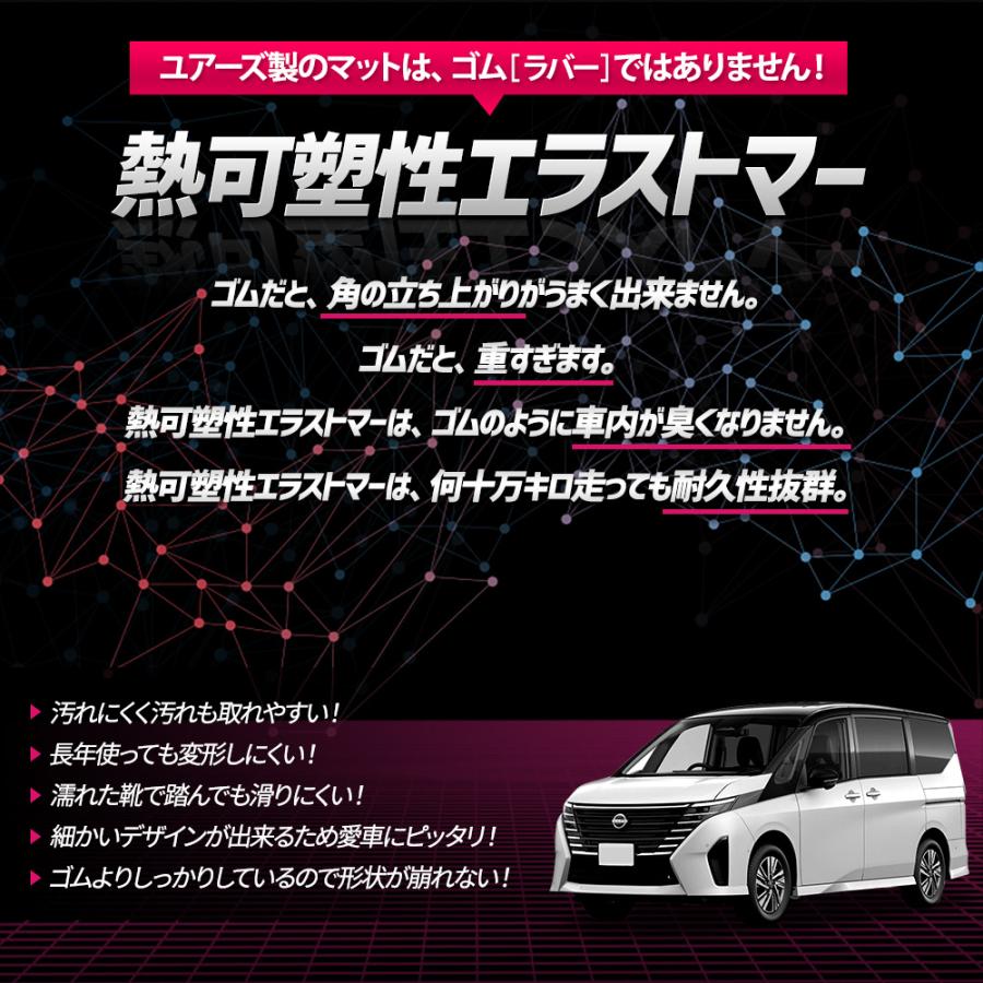 セレナ C28 専用 3Dマットセット ペダルマット フロアマット 運転席 助手席 足元 トレー プラスチック 砂 防汚 SERENA 日産 NISSAN : y510-050 : カー用品 ...