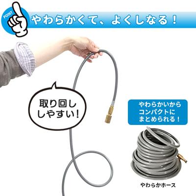 京セラ（リョービ） 家庭用高圧洗浄機 AJPシリーズ対応 やわらか高圧ホース 15m 片側スイベル 柔軟 ソフトタイプ ライトグレー : 高圧洗浄機専門店 ヒダカ - 通販 - Yahoo ...