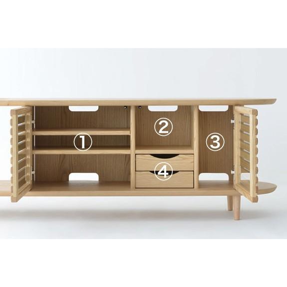 飛騨産業 HIDA kinoe AVキャビネット EK533 10年保証付 飛騨家具 キノエ 飛騨の家具 テレビボード : 飛騨の家具・国産 ...