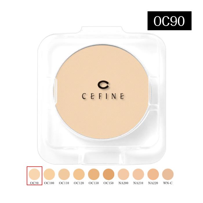 CEFINE セフィーヌ ファンデーション OC90 シルクウェットパウダー レフィル カバー力 シルク肌 : 東麻布モール - 通販 - Yahoo!ショッピング