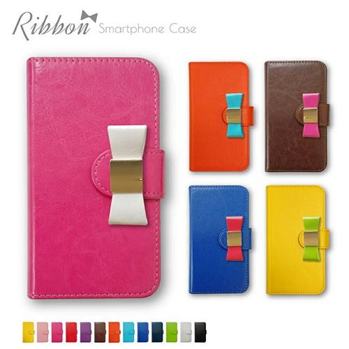 arrows RX / M05 手帳型 スマホケース リボン デコ アクセ 手帳型ケース カバー 合皮 PUレザー ケース ダイアリータイプ : high - 通販 - Yahoo!ショッピング