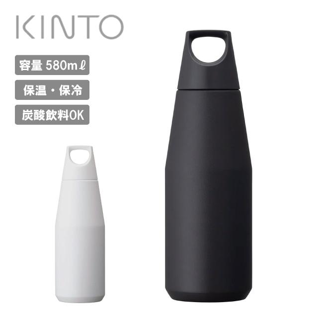KINTO キントー トレイルタンブラー 580ml 【 水筒 魔法瓶 保温 保冷 炭酸飲料OK 持ち運び ハンドル付き アウトドア BPAフリー 】 : Highball - 通販 ...