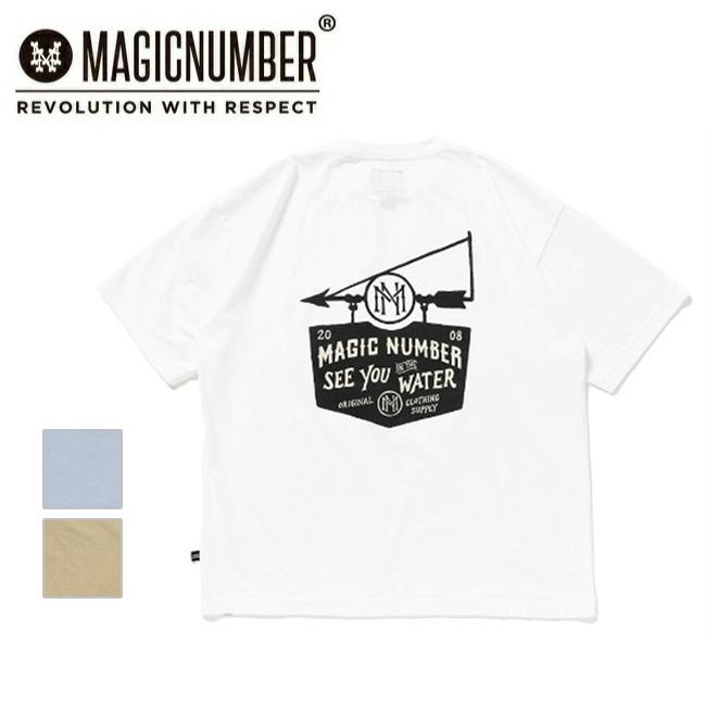 MAGICNUMBER マジックナンバー OLD SIGN T-SHIRT オールドサインTシャツ 25SS-MN015【 半袖 Tシャツ 綿100％ アウトドア キャンプ 】【メール便・代引 ...