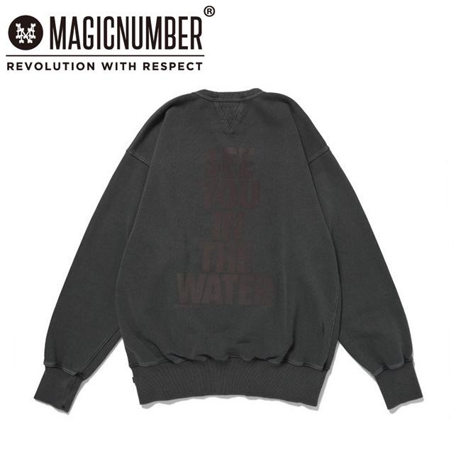 MAGICNUMBER マジックナンバー S.Y.I.T.W PIGMENT CREW SWEAT シーユーインザウォーターピグメントクルー ...