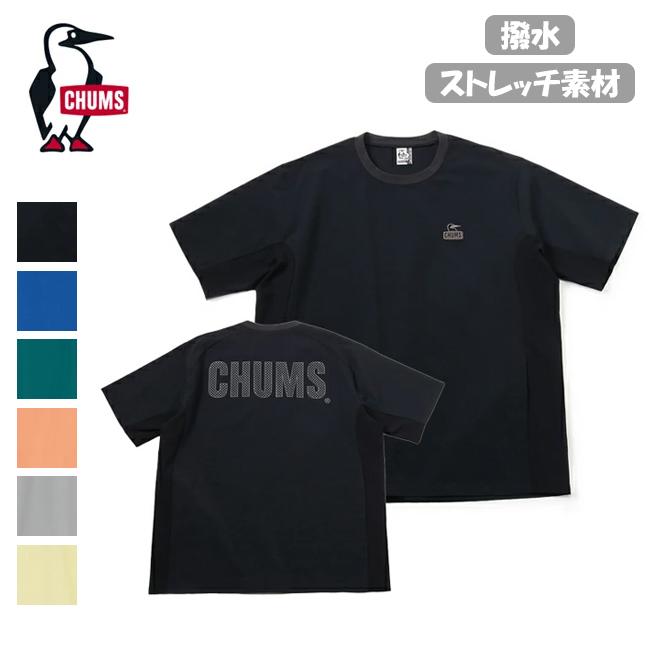 CHUMS チャムス Airtrail Stretch T-Shirt エアトレイルストレッチチャムスTシャツ CH01-2580【 半袖 ストレッチ 撥水加工 】【メール便・代引不可 ...