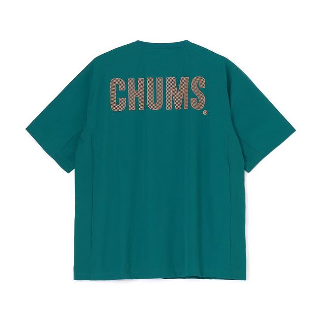 CHUMS チャムス Airtrail Stretch T-Shirt エアトレイルストレッチチャムスTシャツ CH01-2580【 半袖 ストレッチ 撥水加工 】【メール便・代引不可 ...
