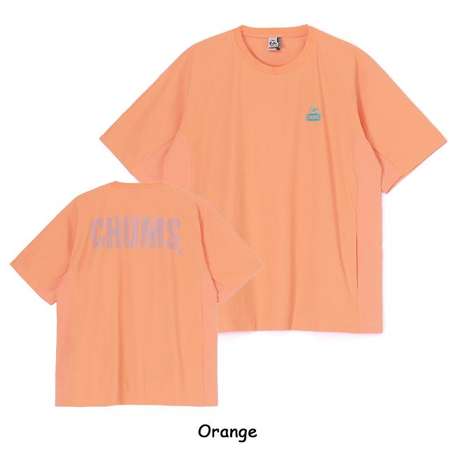 CHUMS チャムス Airtrail Stretch T-Shirt エアトレイルストレッチチャムスTシャツ CH01-2580【 半袖 ストレッチ 撥水加工 】【メール便・代引不可 ...