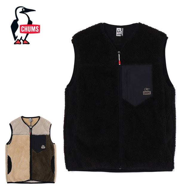 CHUMS チャムス Bonding Fleece No Collar Vest ボンディングフリースノーカラーベスト CH04-1433 【 アウター 防寒 保温 防風 ...