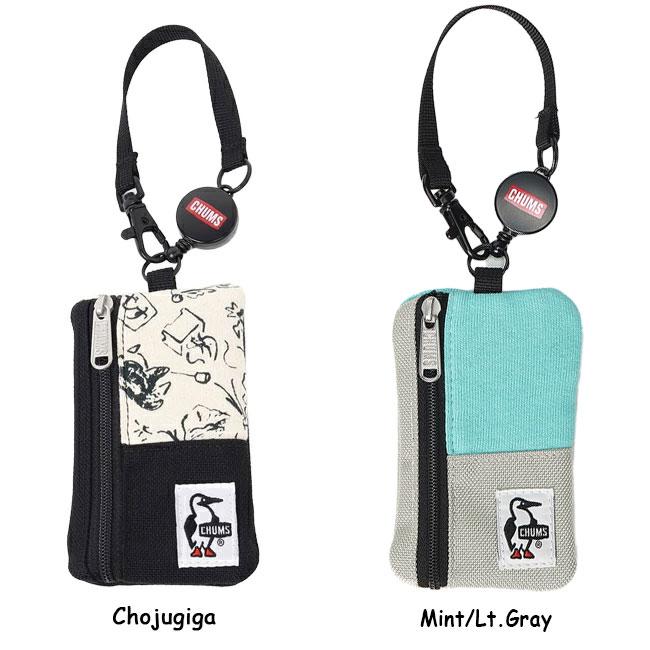 CHUMS チャムス Commuter Pass Case Sweat Nylon コミューターパスケーススウェットナイロン CH60 ...