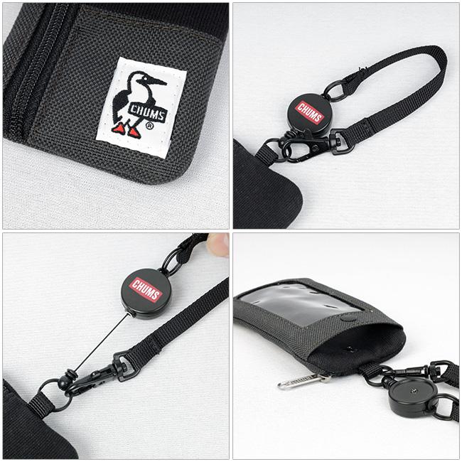 CHUMS チャムス Commuter Pass Case Sweat Nylon コミューターパスケーススウェットナイロン CH60 ...