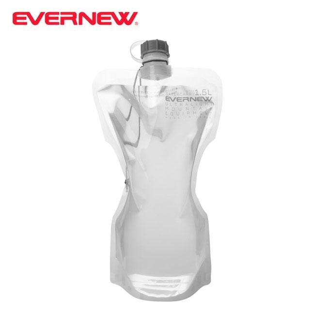 EVERNEW エバニュー Water carry 1500ml Grey ウォーターキャリー1500mlグレー EBY668【 ソフトボトル 登山 コンパクト 防災 】【メール便・代引不可 ...