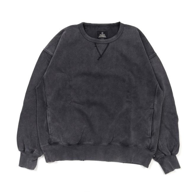 MAGICNUMBER マジックナンバー XV DAMEGE CREW SWEAT XVダメージクルースウェット 24AW-MN010 ...