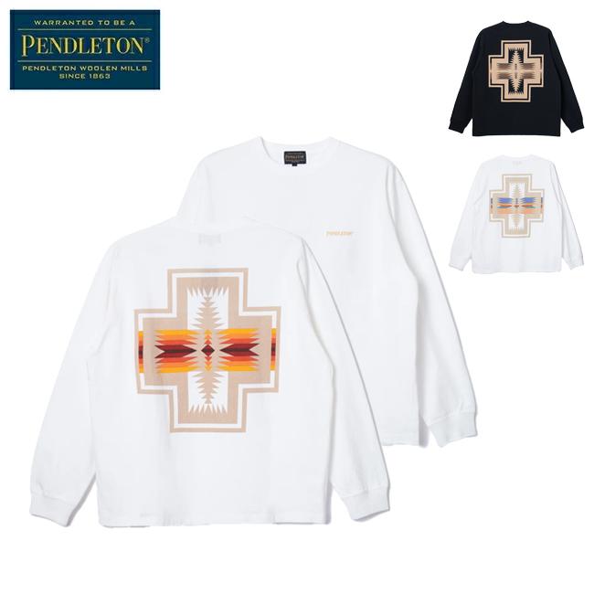PENDLETON ペンドルトン Back Print Long Sleeve Tee バックプリントロングスリーブティー 5175-9007 【 Tシャツ ロンT 長袖 ユニセックス 綿 ...
