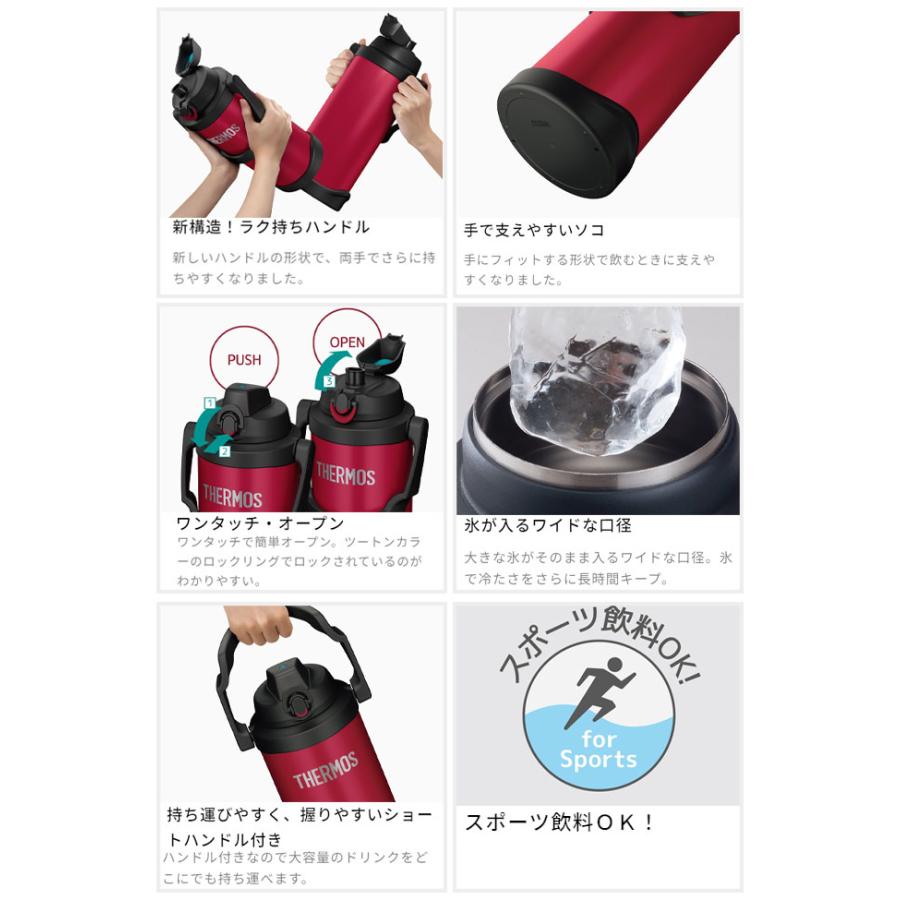 THERMOS サーモス 真空断熱スポーツジャグ 3L FJQ-3000 【 水筒 ボトル 保冷 スポーツ 大容量 スポーツドリンク対応 アウトドア 】 : Highball - 通販 ...