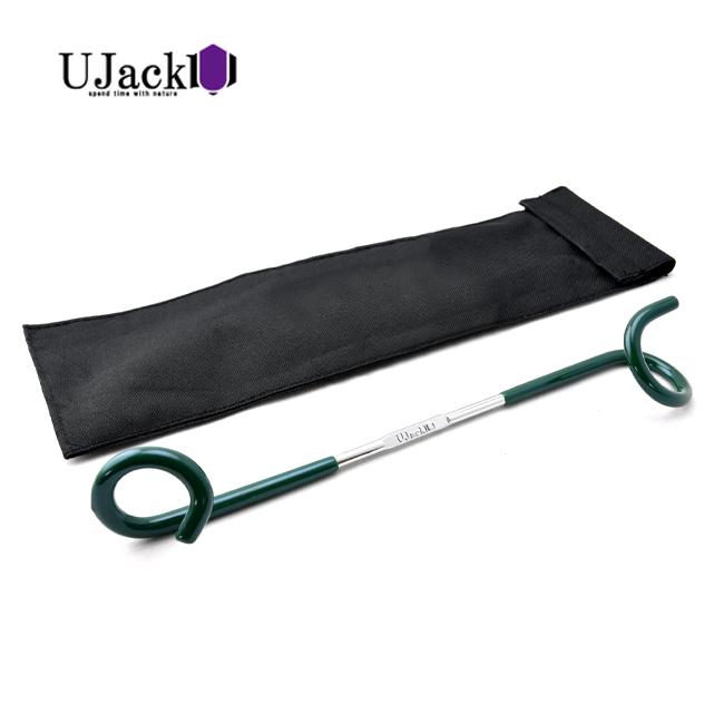 UJack ユージャック マルチランタンハンガー 1本 グリーン 【 アウトドア キャンプ アクセサリー 】 : ujack-001 : Highball - 通販 - Yahoo!ショッピング