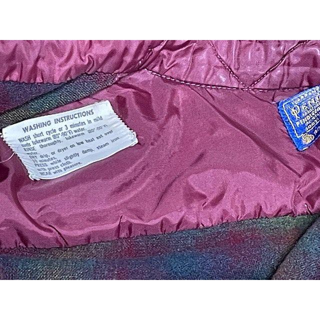 60's 米国製 MADE IN USA ペンドルトン Pendleton BD ウールシャツ 半袖リメイク グラデーション オンブレチェック サイズL [e4-0007] : e4-0007 ...