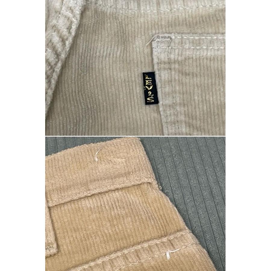 Levi's（リーバイス） 60's 70's 米国製 ビンテージ ベルボトム 684 ビッグベル コーデュロイ 黒タブ ビッグE ベージュ ...