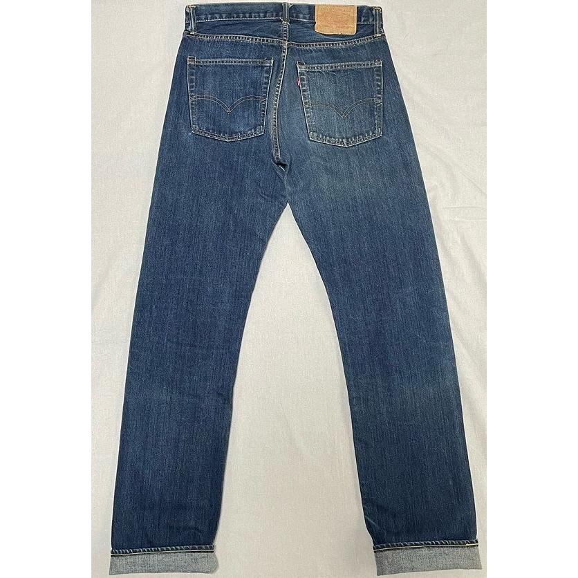 Levi's VINTAGE CLOTHING 2000年 日本製 リーバイス LEVI'S LVC 67505 551ZXX 505-0217 裾チェーンステッチ 表記W31L34 加工 ...