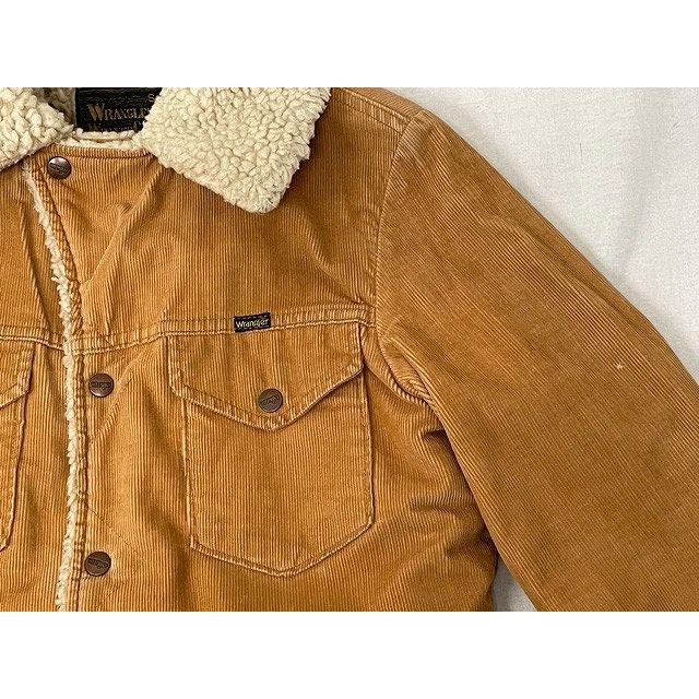 Wrangler ビンテージ 80's 米国製 MADE IN USA ラングラー WRANGECOAT ランチコート コーデュロイ ボアジャケット サイズS [l-0528 ...