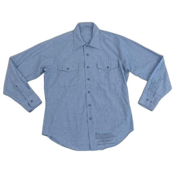 VINTAGE 90's 1997 米軍 海軍 U.S NAVY ミリタリー シャンブレー VINTAGE 90's 1997 米軍 海軍 U.S NAVY ミリタリー シャンブレー