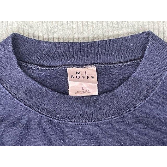 SOFFE 90's 米国製 ソフィー M.J. ミリタリー スウェット 米軍 U.S.NAVY ネイビー サイズL [l-0911 ...