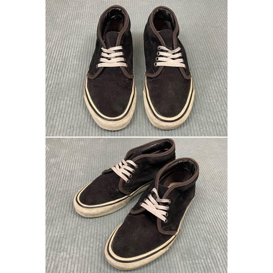 VANS 90's 米国製 MADE IN USA バンズ CHUKKA チャッカ ブラック スエード 黒 81/2 26.5 [l-0931] : LOAFERS used clothing ...