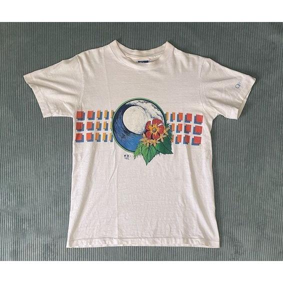 Ocean Pacific 70's 80’s 米国製 オーシャンパシフィック OP ビンテージ サーフ系 Tシャツ ハイビスカス ...