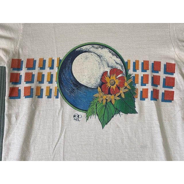Ocean Pacific 70's 80’s 米国製 オーシャンパシフィック OP ビンテージ サーフ系 Tシャツ ハイビスカス ...