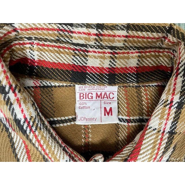 BIG MAC 70's 米国製 ビンテージ ビッグマック JC Penney ヘビーネル ネルシャツ ブラウン 茶 M [la-1186] : LOAFERS used clothing ...