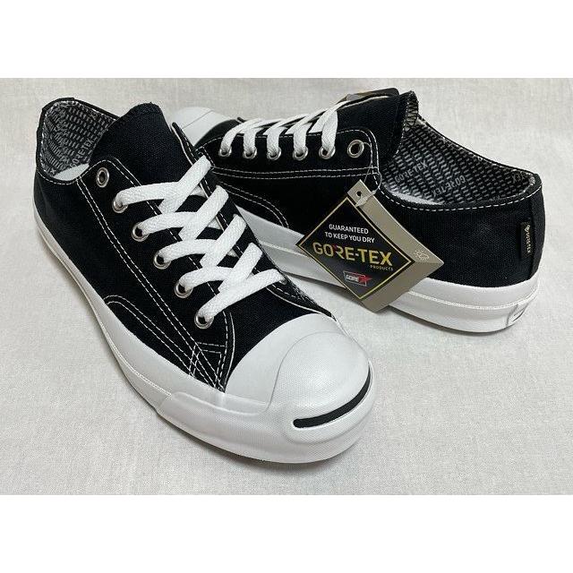 JACK PURCELL 未使用 コンバース CONVERSE ジャックパーセル GORE-TEX RH ゴアテックス ブラック REACT HD サイズ24.0 [t-0066 ...