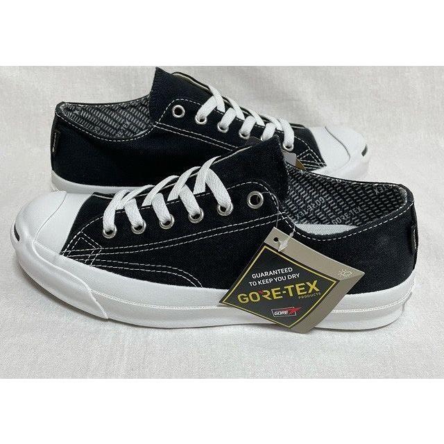 JACK PURCELL 未使用 コンバース CONVERSE ジャックパーセル GORE-TEX RH ゴアテックス ブラック REACT HD サイズ24.0 [t-0066 ...