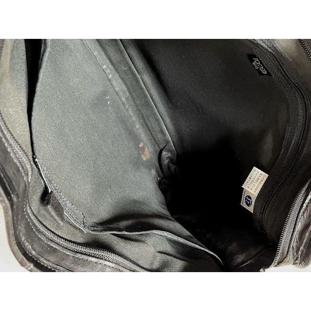 吉田カバン ポーター Porter 刻印 ビジネスバッグ 2way ショルダー ブリーフケース 本革 レザー ブラック マチ拡張 B4 [t
