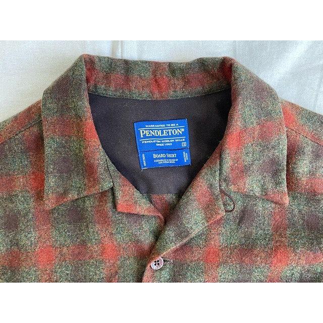 PENDLETON（ペンドルトン） Pendleton BOARD SHIRT LIVETHE LEGEND ウールシャツ オープンカラー 開襟 サイズS [ta-0541 ...
