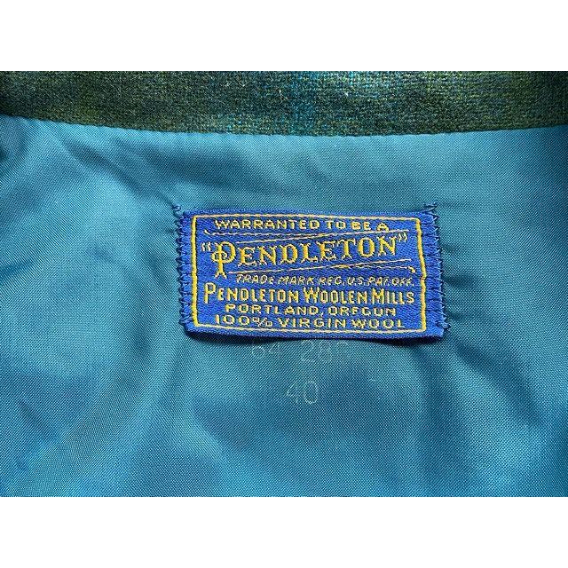 PENDLETON 40's 米国製 ペンドルトン ウール 3ボタン ジャケット テーラード グラデ オンブレチェック サイズ40 [ta-0551] : LOAFERS used ...
