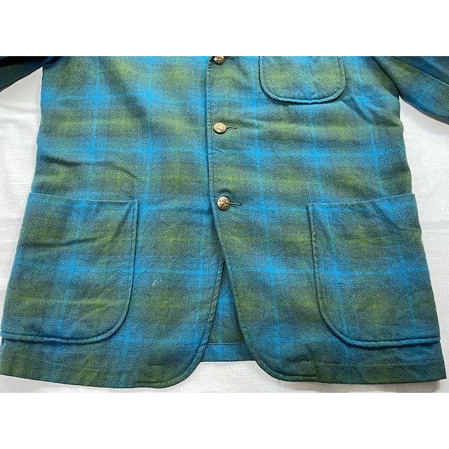 PENDLETON 40's 米国製 ペンドルトン ウール 3ボタン ジャケット テーラード グラデ オンブレチェック サイズ40 [ta-0551] : LOAFERS used ...