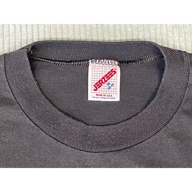80's 90's 米国製 ジャージーズ JERZEES Tシャツ 空手 柔術 BRONX ACADEMY OF SELF DEFENSE ブラック 黒 M [ta-1078] :ta ...