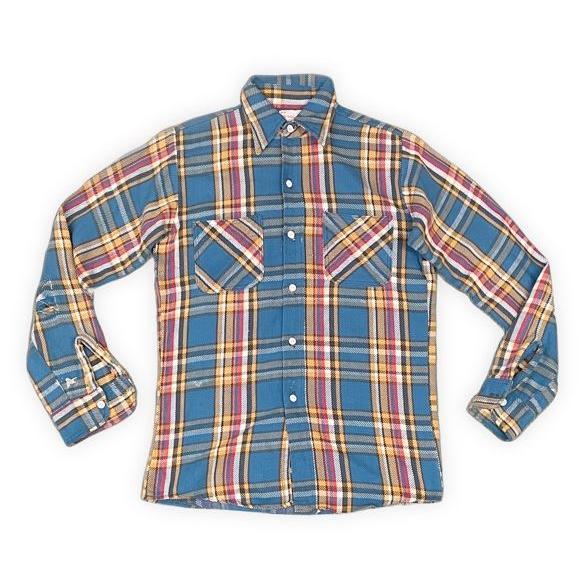 BIG MAC 70's 米国製 ビンテージ ビッグマック JC Penney ヘビーネル ネルシャツ 綿100% ラグ チェック ブルーベース S [ta-1384] : LOAFERS ...