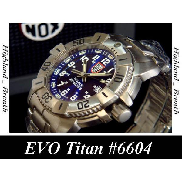 LUMINOX ≪至高-New EVOチタン≫ルミノックス EVOモデル #6604 : ハイランドブレス - 通販 - Yahoo!ショッピング