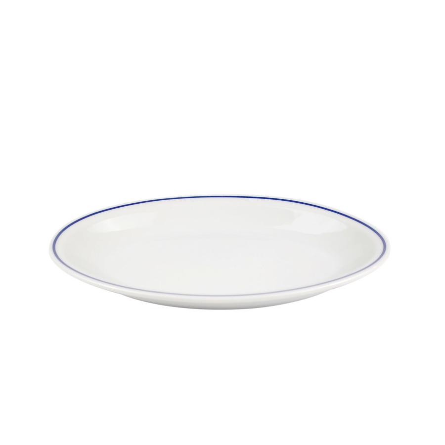 Saturnia Rome Blue line Oval Plate 27 サタルニア ローマ ブルーライン オーバルプレート :re0005 ...