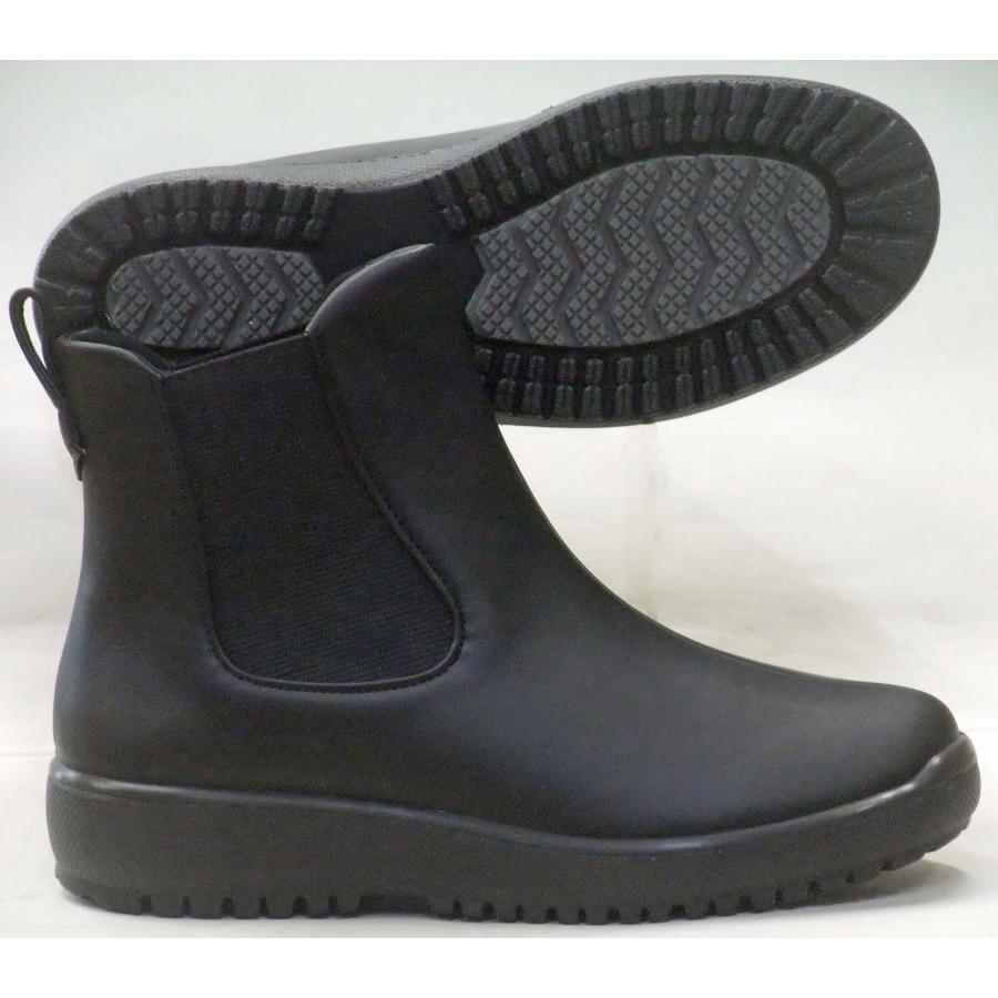 PANSY パンジー PS-4810 サイドゴア レインブーツ ブラック レディース 3E レインステップ 生活防水 防滑 軽量 婦人靴 抗菌防臭加工 Pansy : シューズマーケット ...