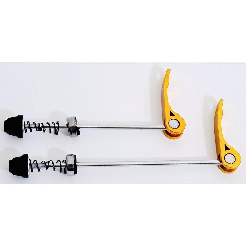 SCGEHA ロードバイク クイックリリース 前後セット 自転車 フロント100mm 42g リア135mm 47g (ゴールド) : 20231007130325-00026 : ひぐらし ...