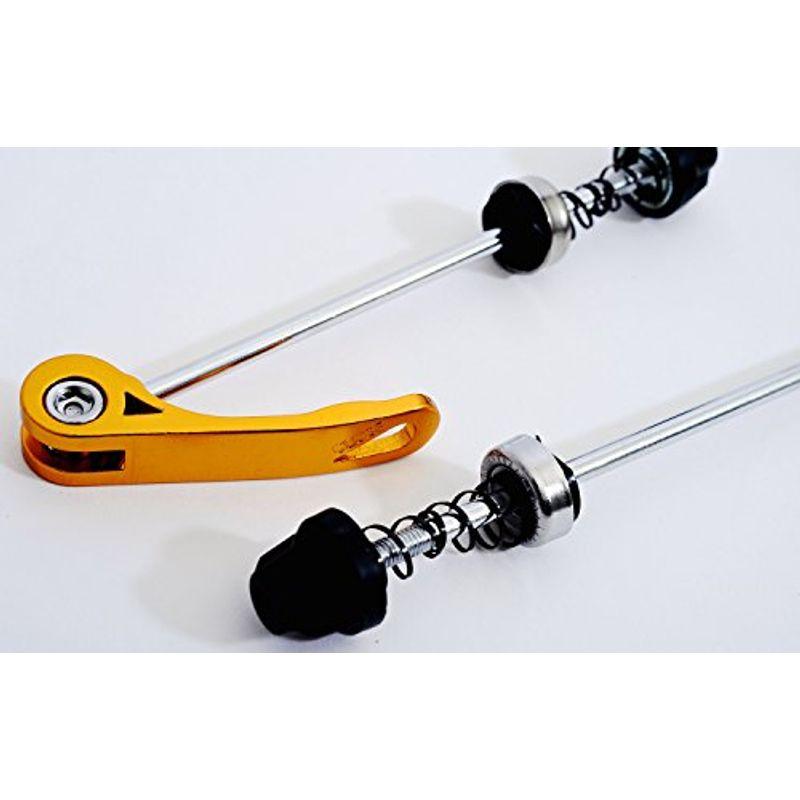 SCGEHA ロードバイク クイックリリース 前後セット 自転車 フロント100mm 42g リア135mm 47g (ゴールド) : 20231007130325-00026 : ひぐらし ...