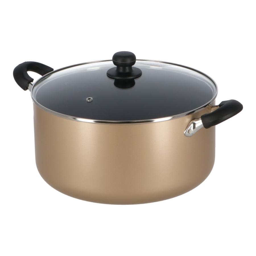 LIFELEX コーナンオリジナル こびりつきにくい大型鍋 30cm/IH対応／フッ素加工 お手入れ簡単 ガラスふた 料理 ライフレックス : ヒロセ ネットショップ - 通販 - Yahoo ...